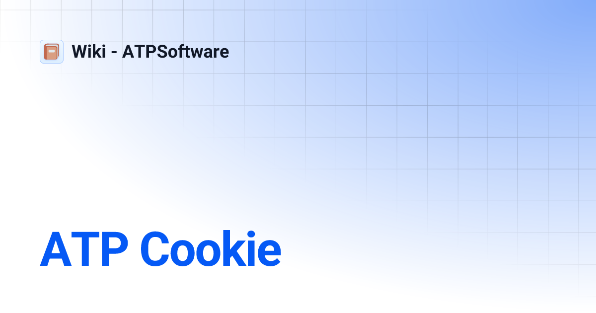 ATP Cookie | Wiki - ATPSoftware